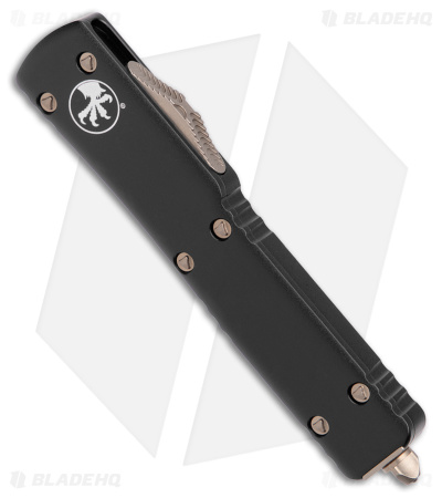 Microtech SS UTX-70 D/E OTF Auto Black (Bronzed) - Blade HQ