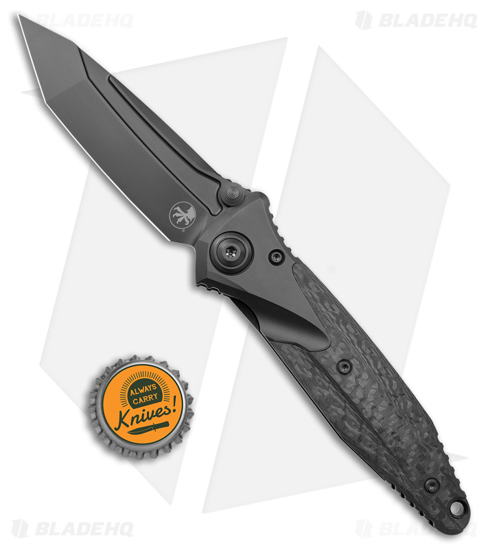 Microtech Socom Bravo Tanto Frame Ti/CF (Black) - Blade HQ
