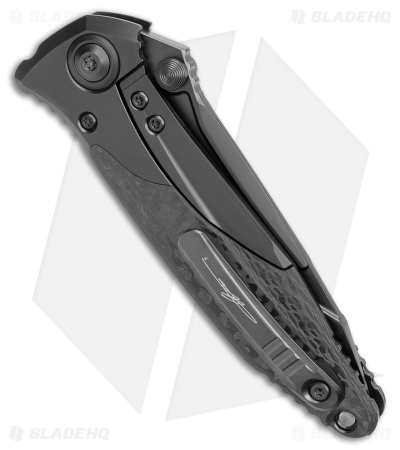 Microtech Socom Bravo Tanto Frame Ti/CF (Black) - Blade HQ