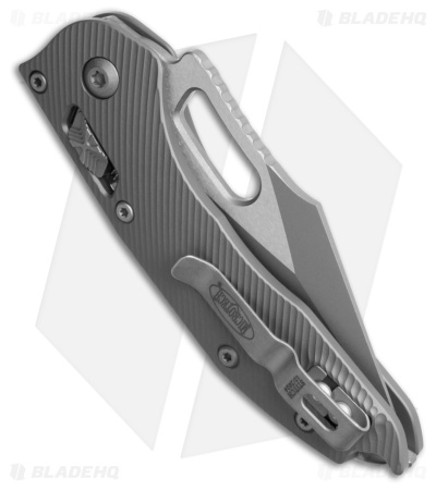 Microtech Stitch Ram-Lok S/E Knife Fluted Natural Clear Al (3.7" Apoc ...