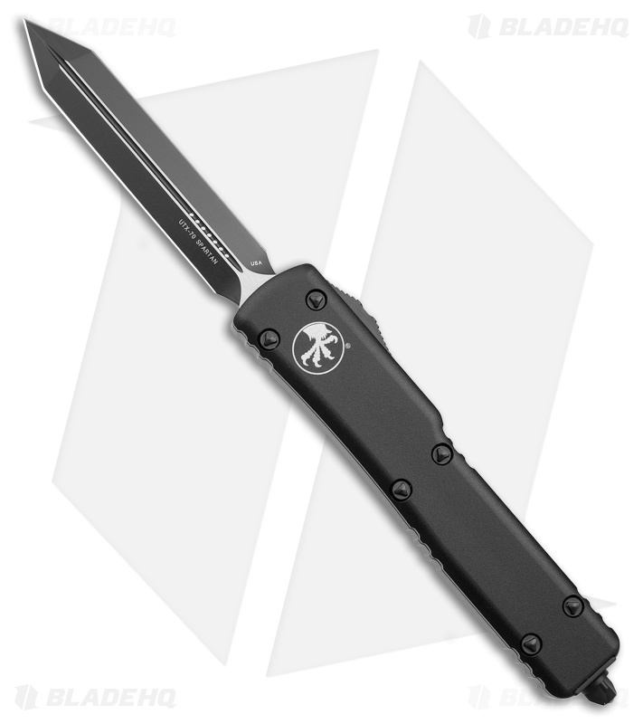 Microtech UTX-70 Spartan OTF Black (Black) - Blade HQ