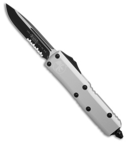 Microtech UTX-85 S/E OTF Automatic Knife Tactical (Black Serr) 231-2T *DISCOUNT* - Blade HQ