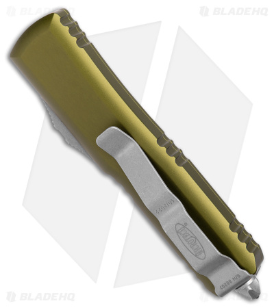 Microtech UTX-85 Spartan OTF Automatic Knife OD Green (3.1" Apocalyptic ...