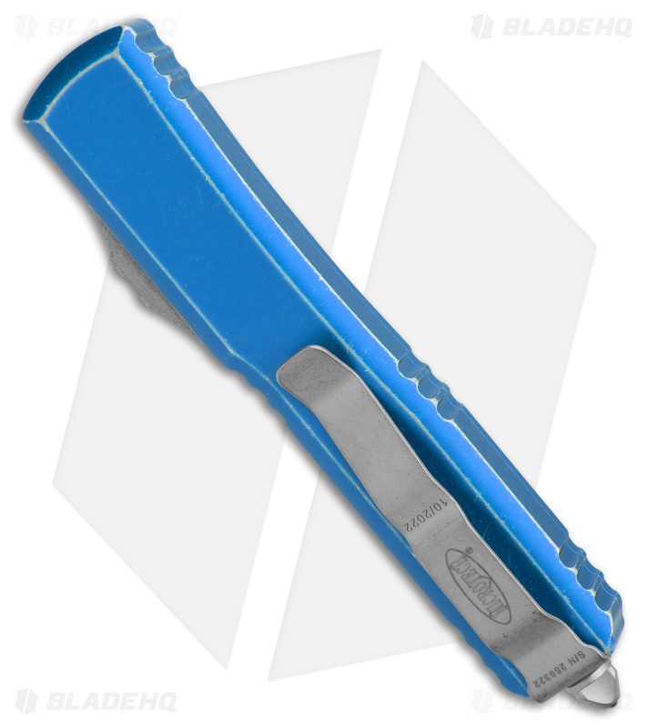 Microtech Ultratech D/E OTF Blue (Apocalyptic) - Blade HQ