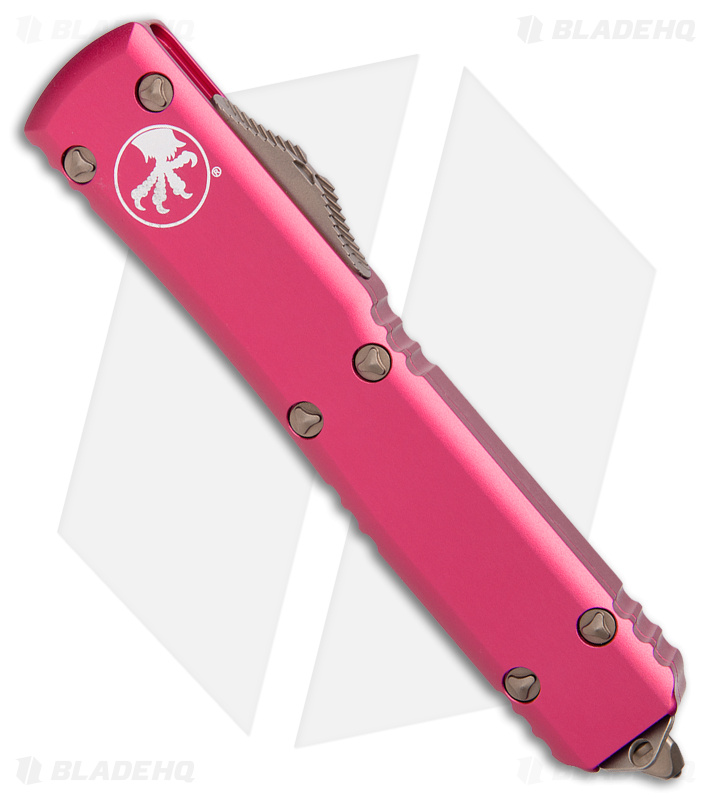 Microtech Ultratech D/E OTF Auto Pink (Bronze) - Blade HQ
