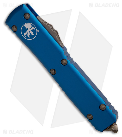 Microtech Ultratech Knife Blue (Bronzed Apoc) - Blade HQ