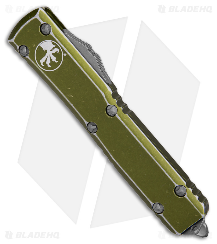 Microtech Ultratech S/E OTF Distressed OD Green - Blade HQ