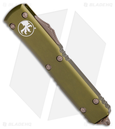 Microtech Spartan Ultratech OTF OD Green (Bronze) - Blade HQ
