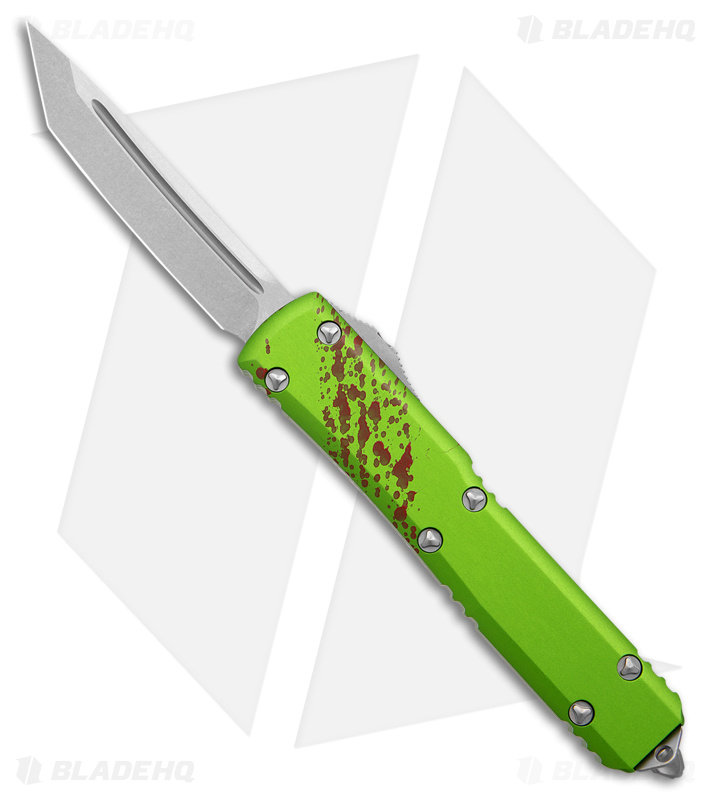 Microtech Ultratech Zombietech T/E OTF Green (SW) - Blade HQ