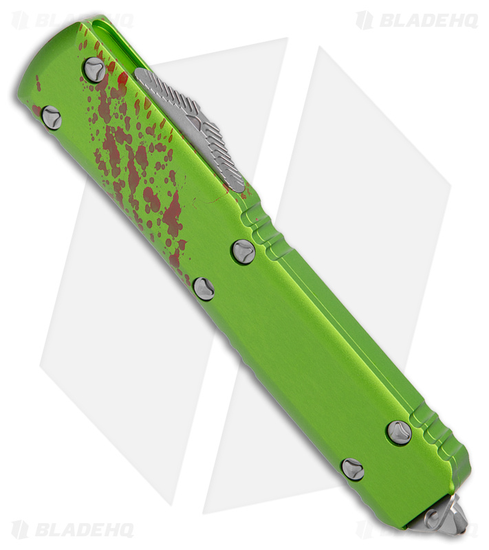 Microtech Ultratech Zombietech T/E OTF Green (SW) - Blade HQ