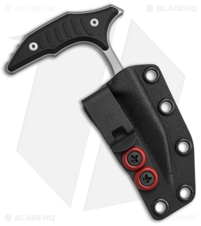 Microtech Bee Push Dagger | Black G-10 | Serrated - Blade HQ