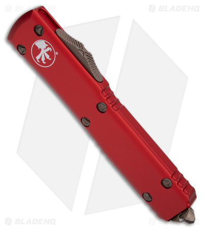 Microtech Ultratech Spartan OTF Auto Red (Bronze) - Blade HQ