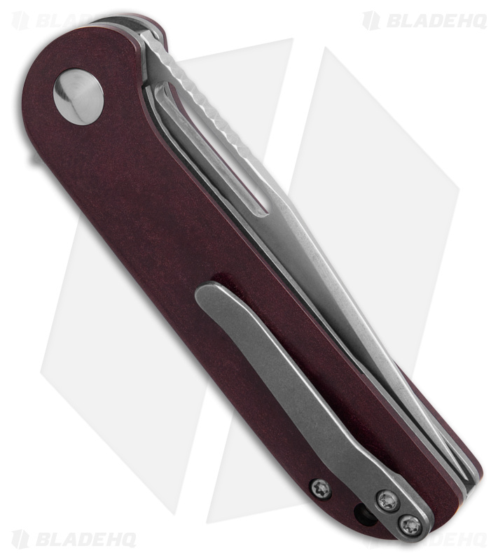 Mike Shiffer Knives Sempra Redstone Richlite - Blade HQ