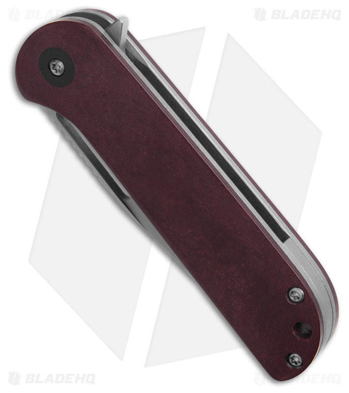 Mike Shiffer Knives Sempra Redstone Richlite - Blade HQ