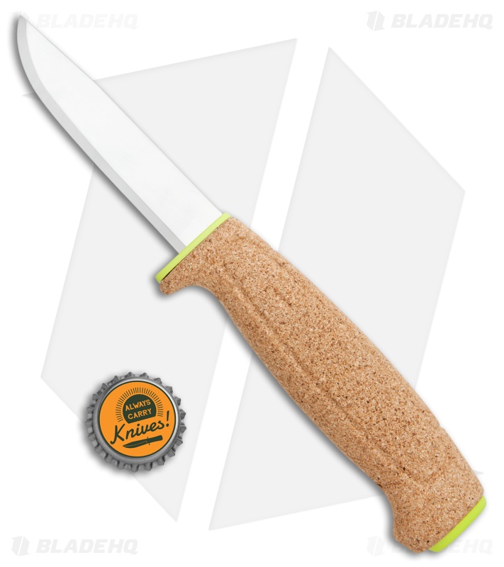 Morakniv Floating Knife Fishing Fixed Blade Cork (3.75" Polish) - Blade HQ