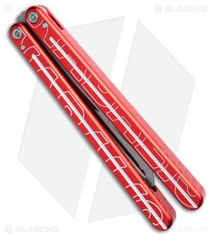 Nabalis Lightning Butterfly Knife Red Trainer BB - Blade HQ