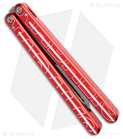Nabalis Lightning Butterfly Knife Red Trainer BB - Blade HQ