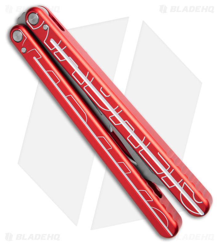 Nabalis Lightning Butterfly Knife Red Trainer BB - Blade HQ