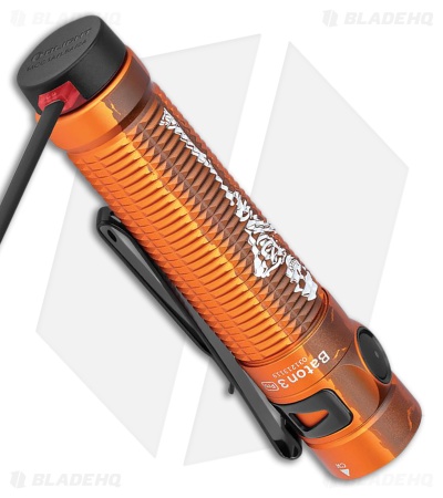 Olight Baton 3 Pro Orange Skeleton - Blade HQ