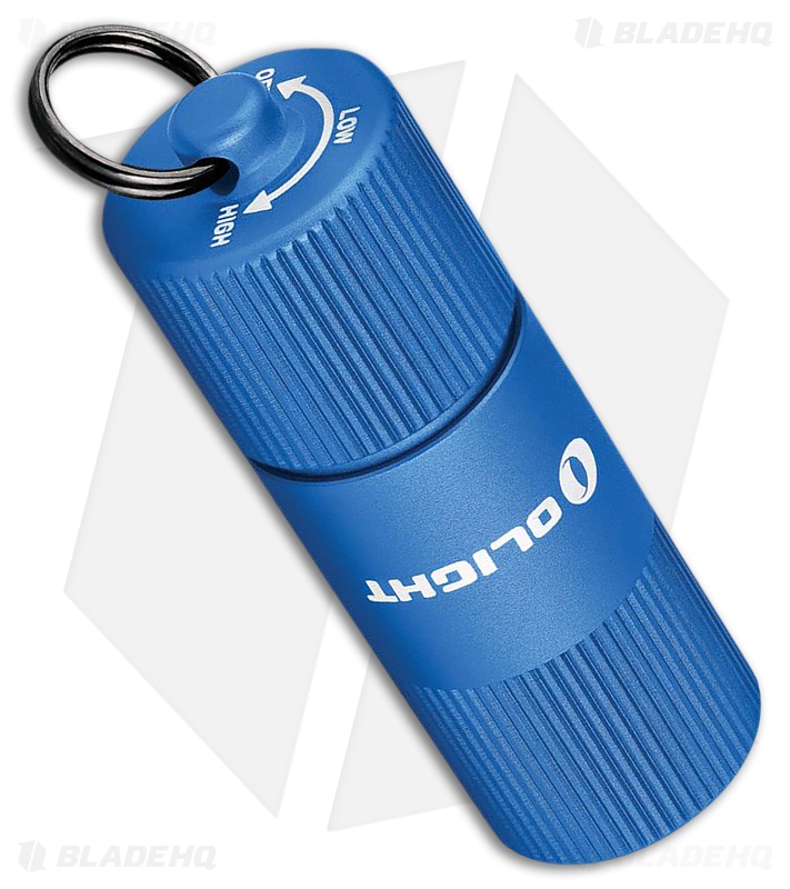 Olight i1R 2 EOS Rechargeable LED Keychain Flashlight Blue (150 Lumens ...