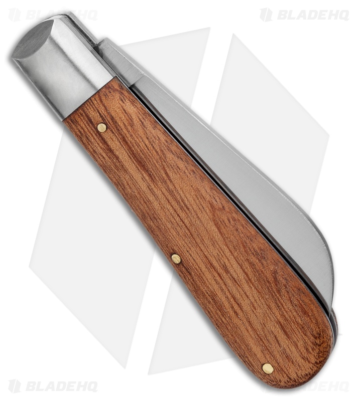 OTTER-Messer Large Anchor Knife Sapeli Wood (3" Satin) - Blade HQ