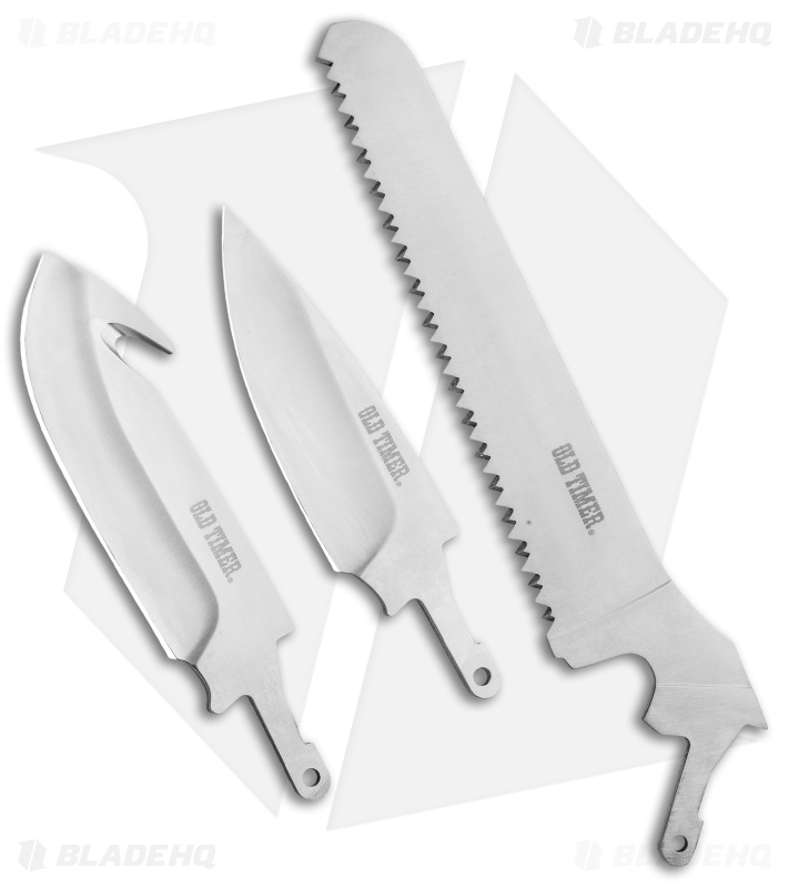 Old Timer Switch-It Copperhead | Fixed Blade Knife | 4 Piece Set