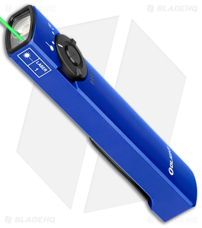 Olight Arkfeld Laser/Flashlight Blue Aluminum CW - Blade HQ