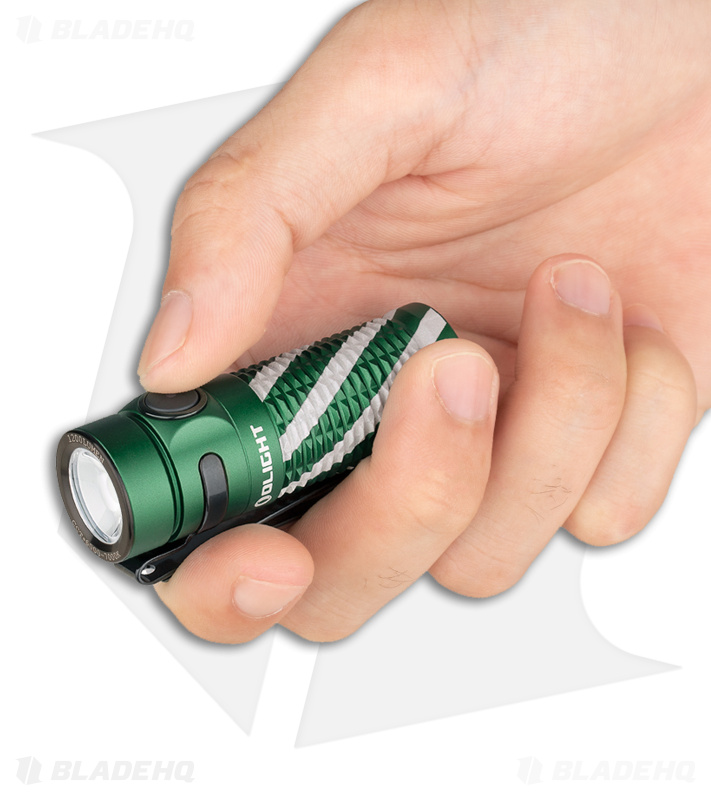 Olight Baton 3 Rechargeable Flashlight Green - Blade HQ