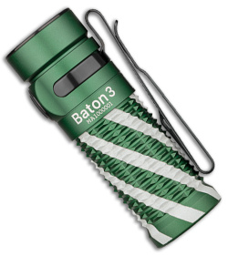 Olight Baton 3 Rechargeable Flashlight Green - Blade HQ