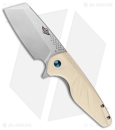 Olight Gaur Knife Tan Micarta Satin