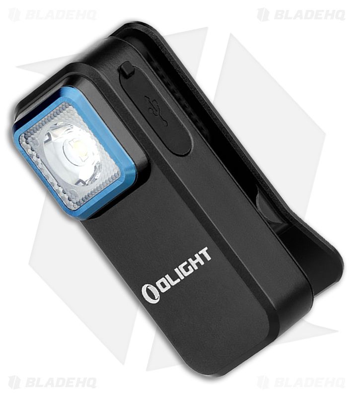 Olight Oclip White + Red LED Clip Light 300 Lumens Black