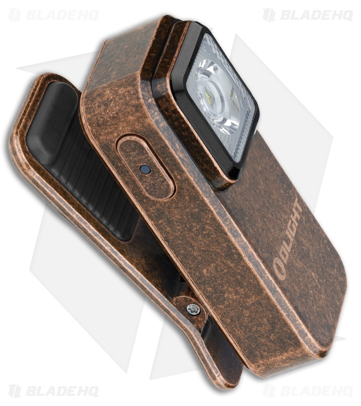 Olight Oclip White + Red LED Clip Light Copper (300 Lumens)