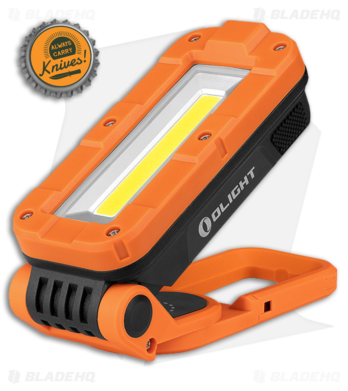 Olight Swivel Pro Work Light Orange (1100 Lumens) - Blade HQ