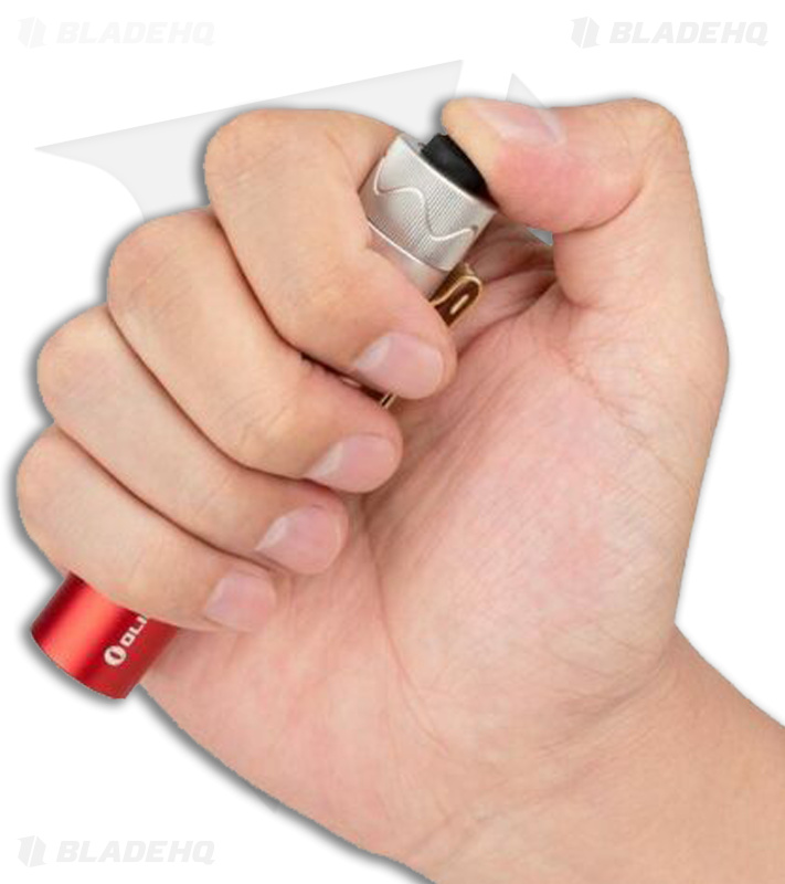 Olight i5R EOS Flashlight Rose Red Al (350 Lum) - Blade HQ