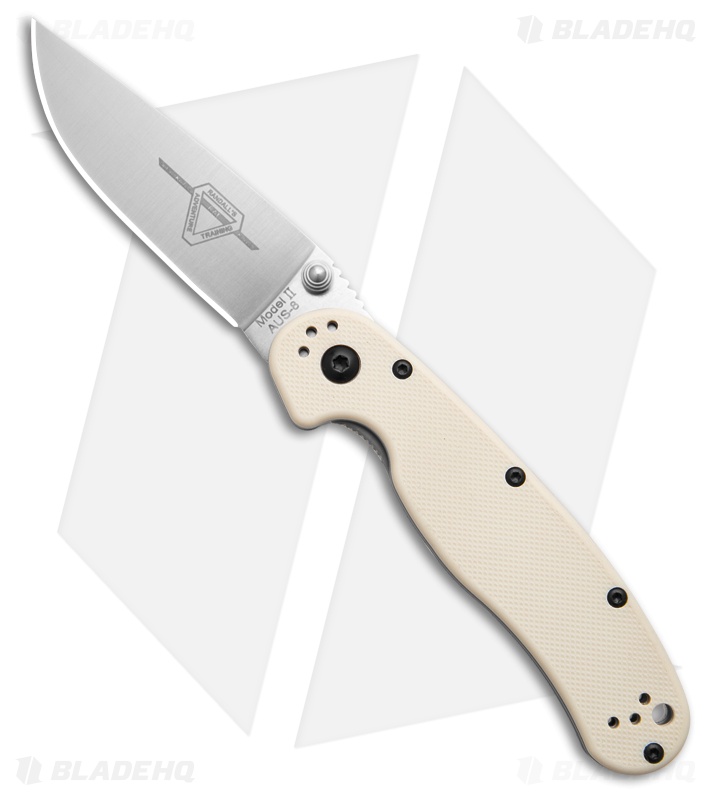 Ontario Rat Model 2 Knife "Bone" Nylon 6 Satin