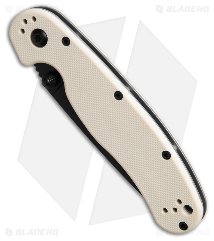Ontario Rat Model 2 Knife "Bone" Nylon 6 Black Powder Coat