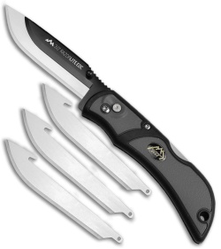 Outdoor Edge Razor Lite Knife Gray w/ 3 Extra Blades Satin