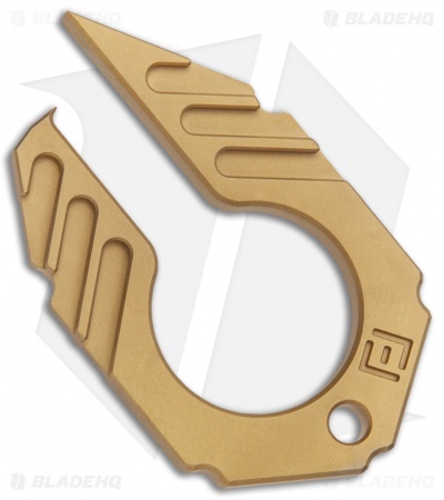 Pharaoh EDC Brass Edition Pry Bar (3.625" Brass) - Blade HQ