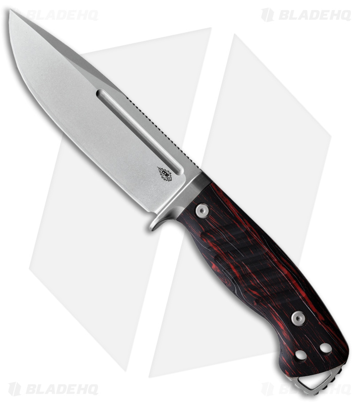 PMP Knives Warthog Knife Red Black G-10 (5" SW) - Blade HQ