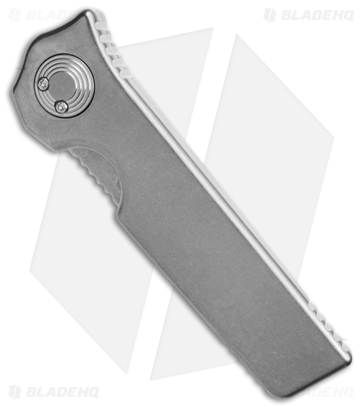 Paragon Krazor Gravity Knife Stonewash Titanium - Blade HQ