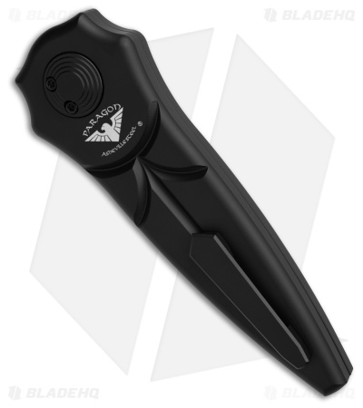 Paragon Warlock-X Knife Black Al (3.9" Two-Tone) - Blade HQ