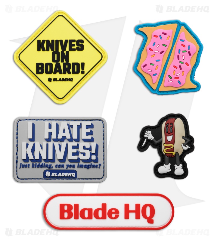 Patch Pack #1 - Donut Shield, Hotdog, Bladetendo