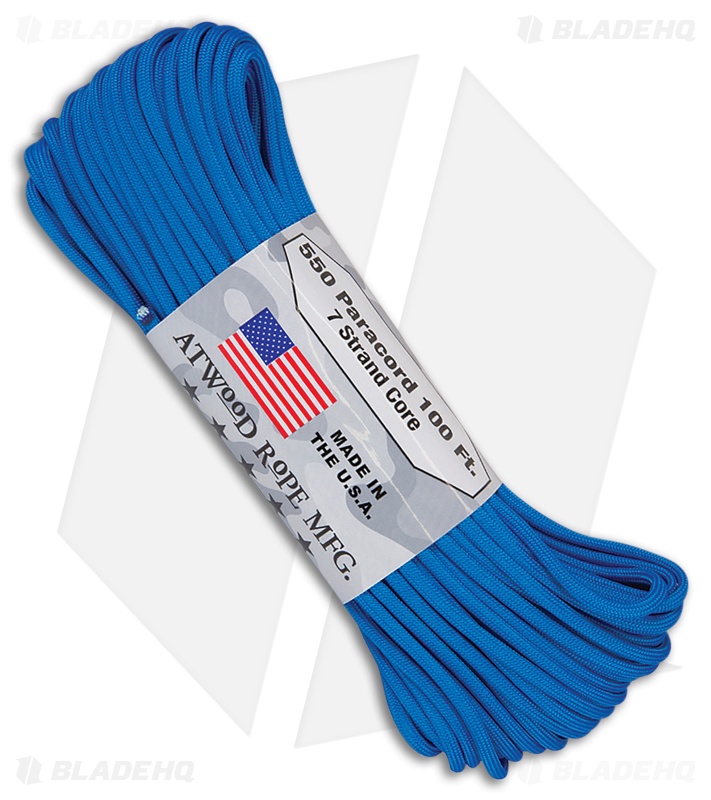 Atwood Rope MFG Parachute Cord Blue - Blade HQ