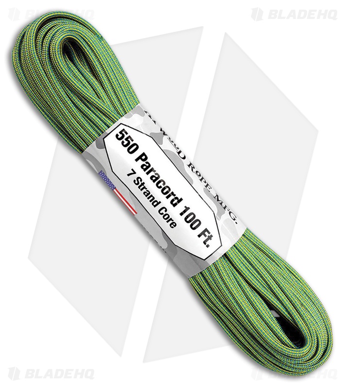 Atwood 550 Lb. Paracord 100 Ft. Color-Changing (Tree Frog) - Blade HQ