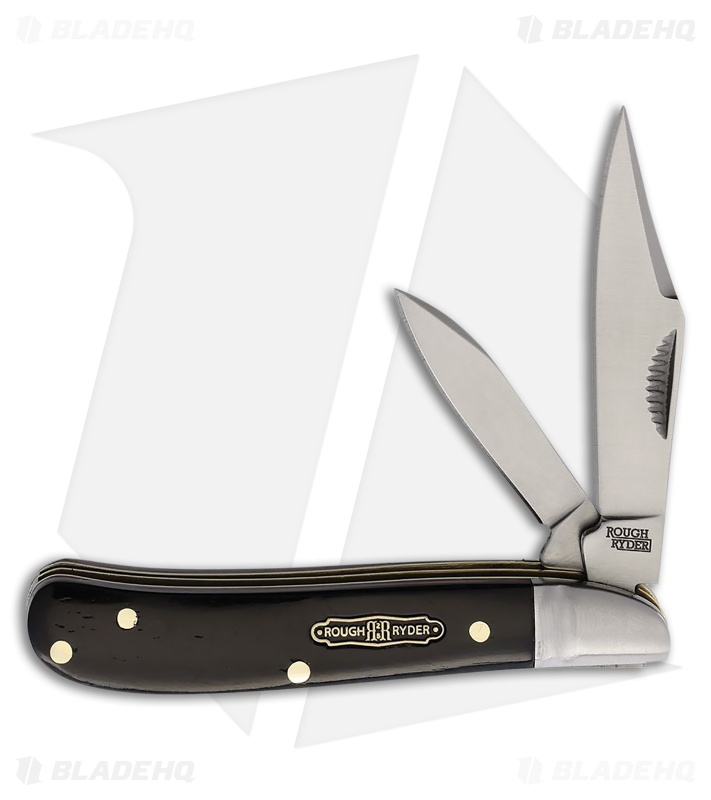 Rough Rider Bearhead Peanut Black Smooth Bone (1.75 Satin) - Blade HQ