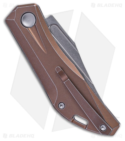 Real Steel Ventus Knife Brown Titanium (SW) RS7042
