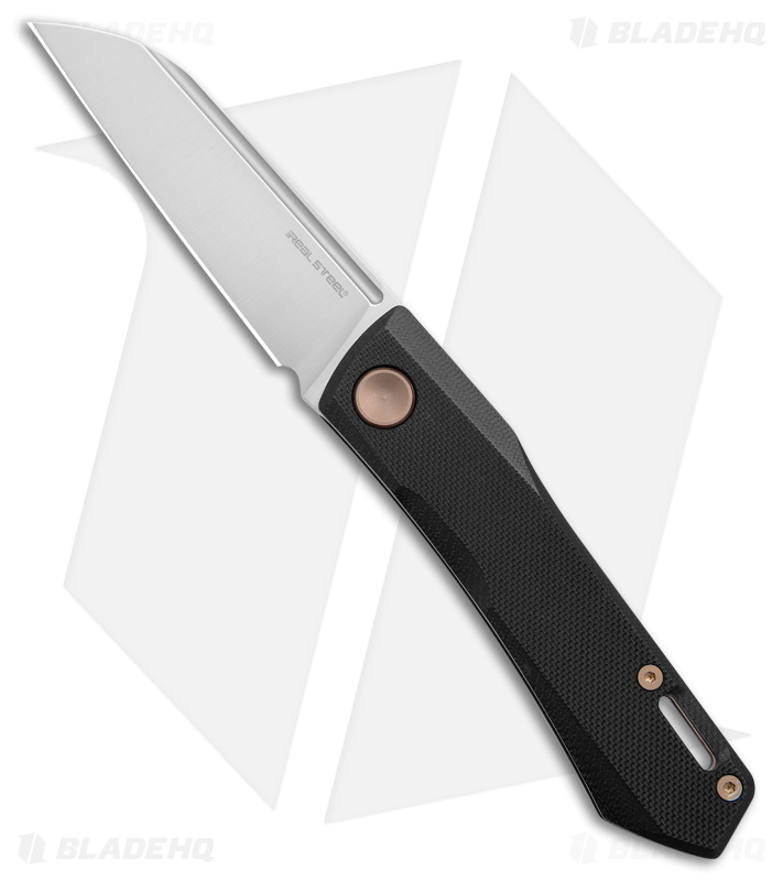 Real Steel Solis Slip Joint Knife Lite Black - Blade HQ