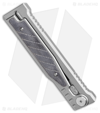 Reate EXO Tanto Gravity Knife Black Micarta - Blade HQ