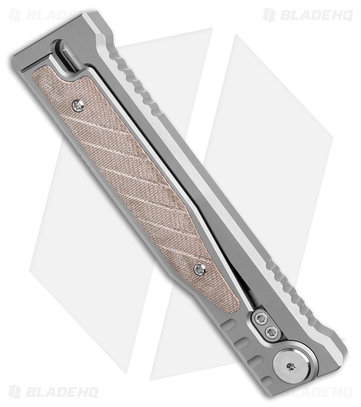 Reate EXO Gravity Tanto Knife Green Micarta - Blade HQ