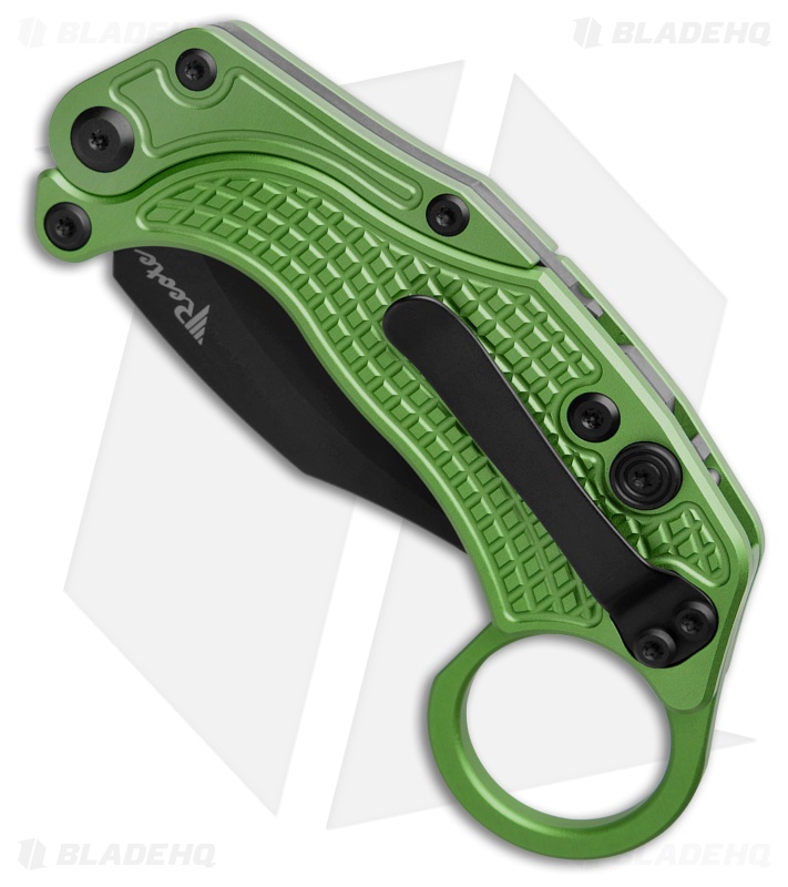 Reate EXO-K Gravity Karambit Knife Oxidized Green
